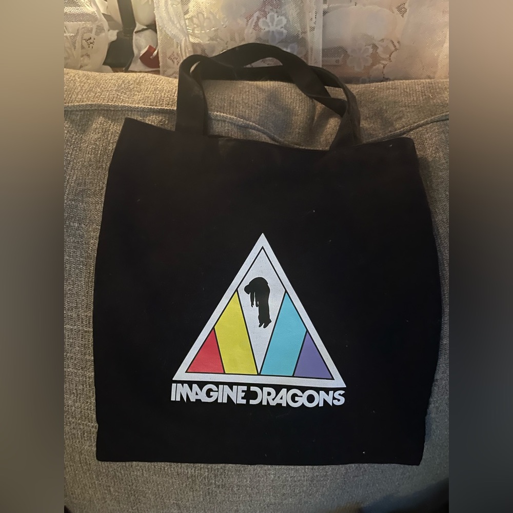 Small Imagine Dragons Tote Bag From Their 2019 Concer… - Gem